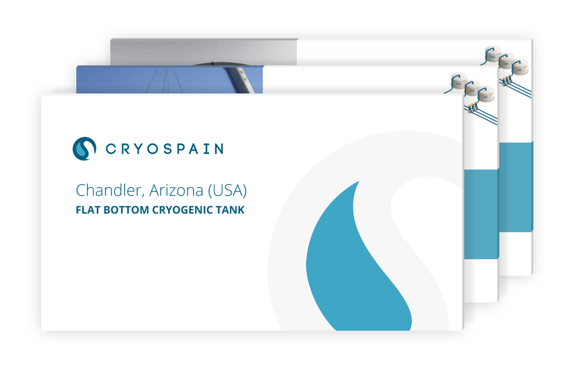 Technical datasheet: Cryogenic tank in Arizona